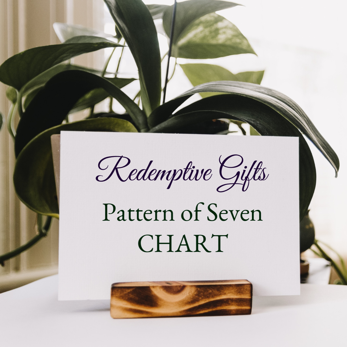 chart of pattern of seven in scripture - Nancy Bentz